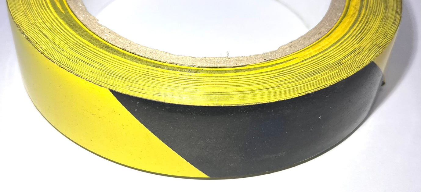 RUBAN PVC A BANDES JAUNE/NOIR — Coventa Inc.