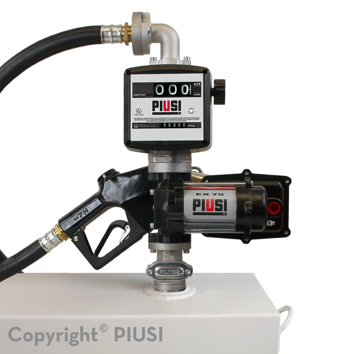 PIUSI EX75 12V 20GAL/MIN POMPE POUR FUEL — Coventa Inc.